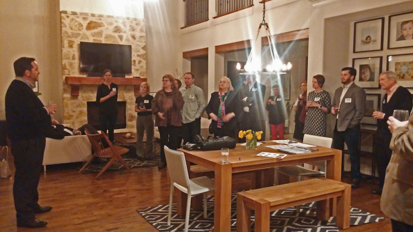 Lanzillotta event1 - Campaign for Dustin Marshall for Dallas ISD